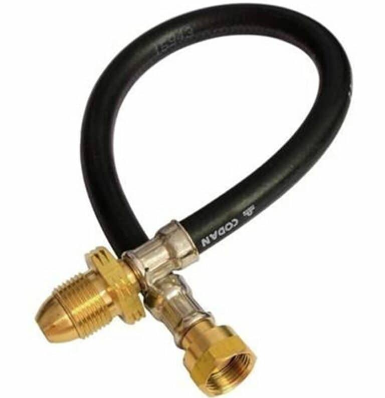 PROPANE PIGTAIL HOSE ASSEMBLY 750MM NR POL X W20 - Gas Equipment Direct