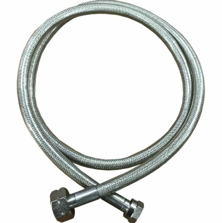 STAINLESS STEEL BRAIDED PIGTAIL 750MM BUTANE NUT X W20 - Gas Equipment ...