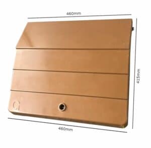 BROWN GAS METER BOX REPLACEMENT LID - SEMI-BURIED (415MM X 460MM) - Gas ...