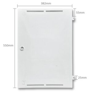 Gas Meter Box Door Replacement - Mk2 Recessed Cavity - (550mm x 382mm ...