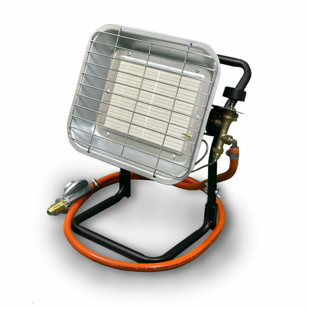 Portable Patio Heater - 4.5kw Propane Outdoor Gas Site Heater - Gas ...