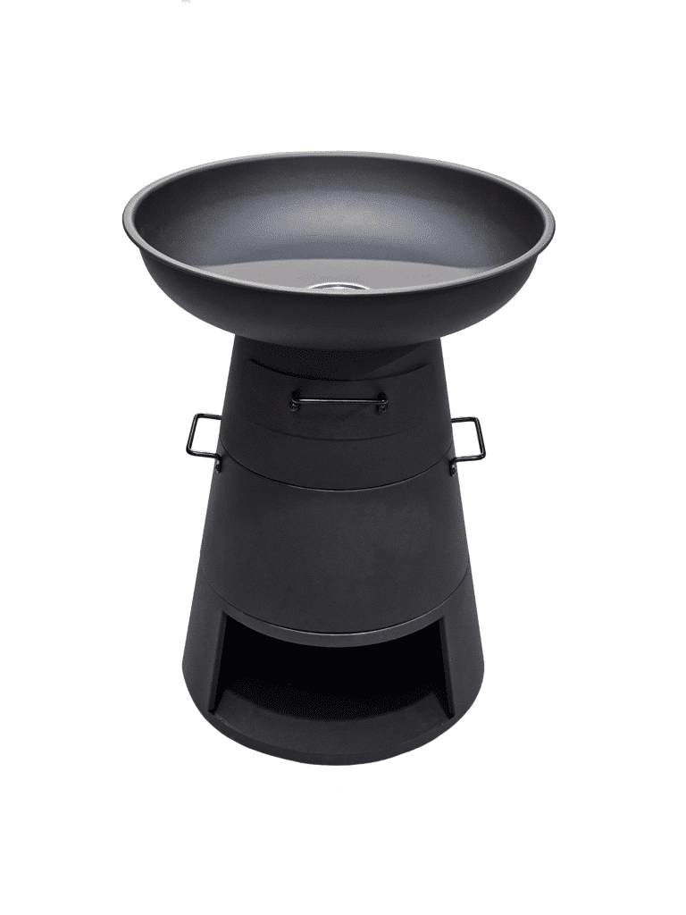 Round BBQ Grill and Fire Pit with Hot Searing Plate – Plancha Grill ...